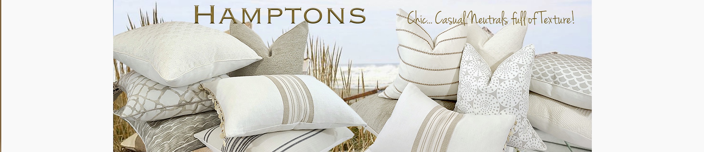 Decorative Beach Throw & Toss Pillows | Designer Pillows