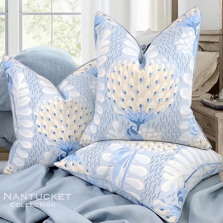 NANTUCKET COLLECTION THISTLE PILLOW