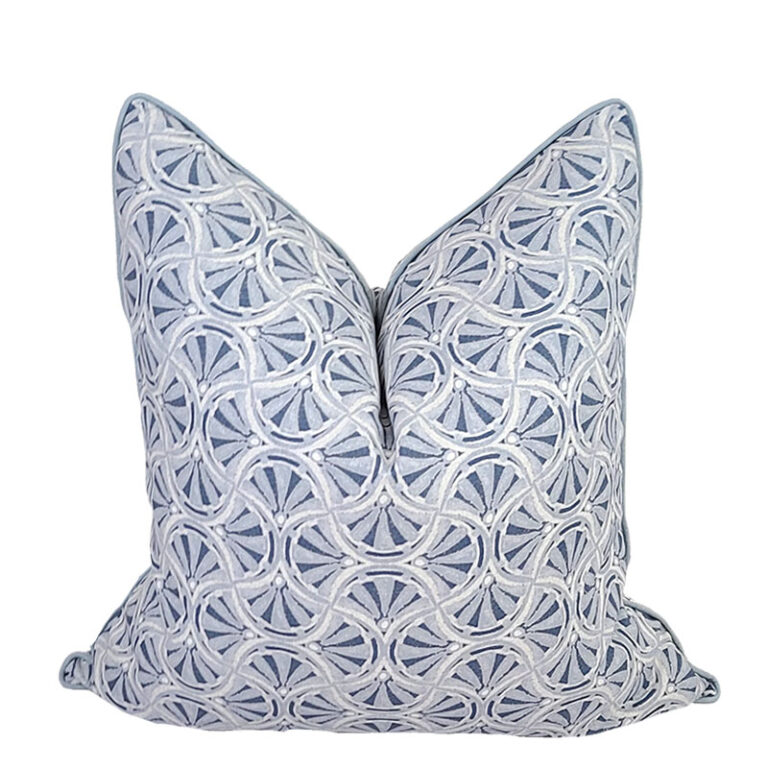 NANTUCKET COLLECTION SUNDIAL PILLOW – FROST