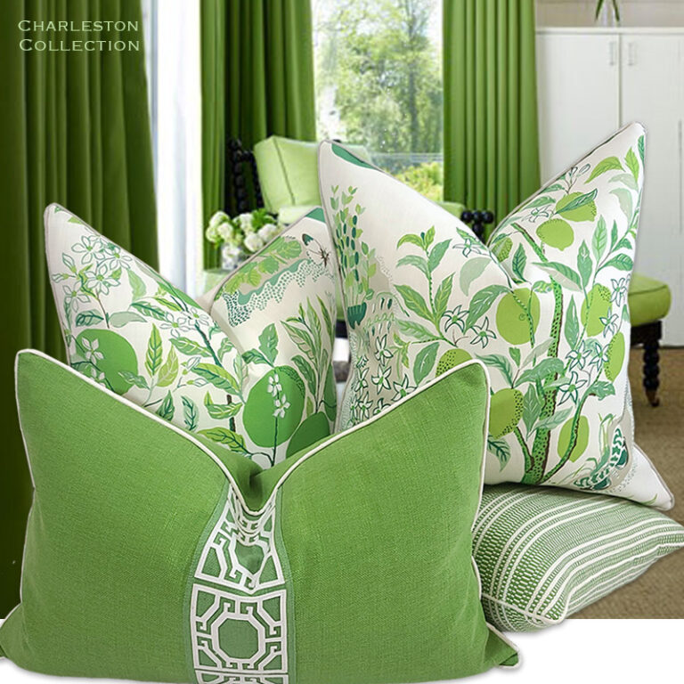 CHARLESTON COLLECTION CITRUS GARDEN PILLOW / LEAF