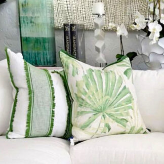 CHARLESTON COLLECTION TULUM PILLOW / GREEN