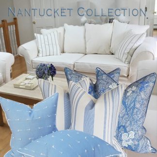 NANTUCKET COLLECTION WHITE CAPS PILLOW