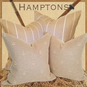 HAMPTONS COLLECTION ANCHORS AWEIGH PILLOW