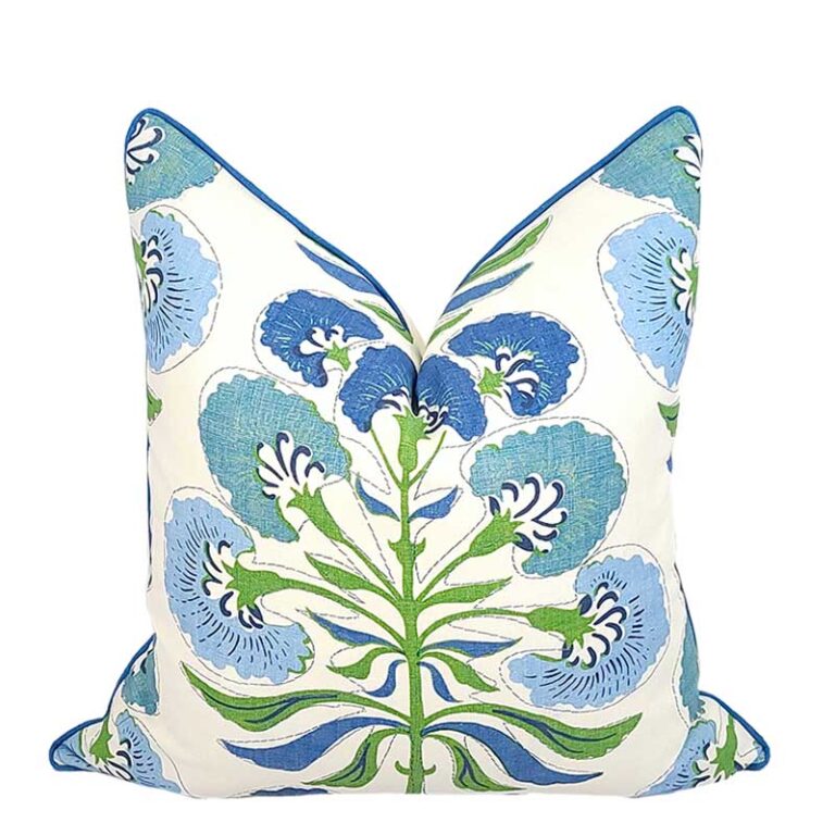 CHARLESTON COLLECTION TYBEE PILLOW / BLUE – GREEN