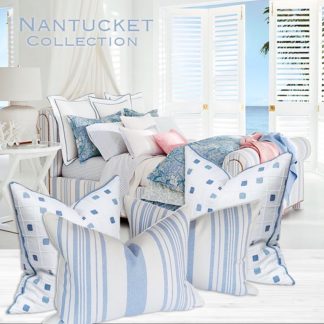 NANTUCKET COLLECTION DUMA PILLOW / BLUES